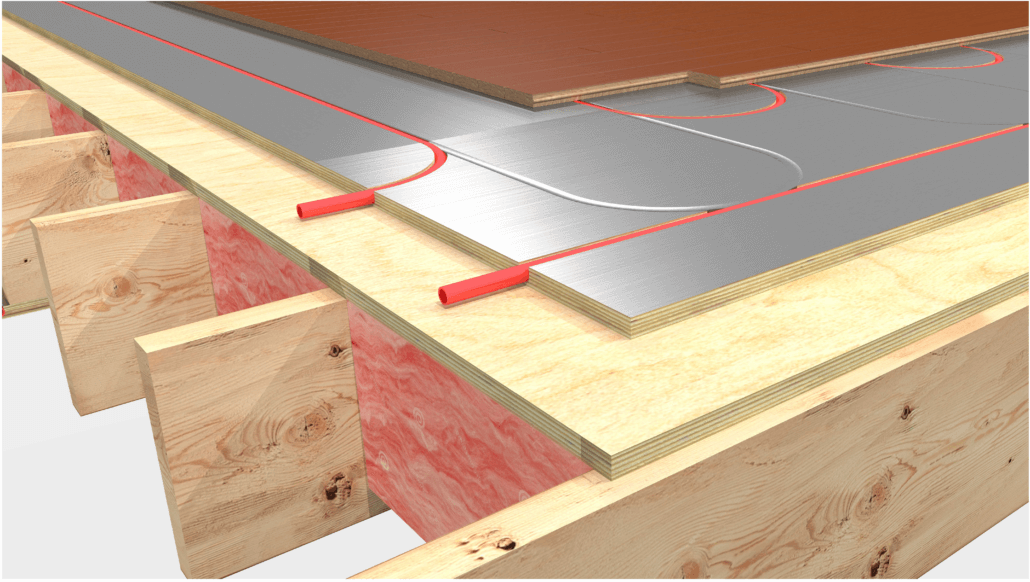 Applying Radiant Heat Panels Over Subfloor - WBI