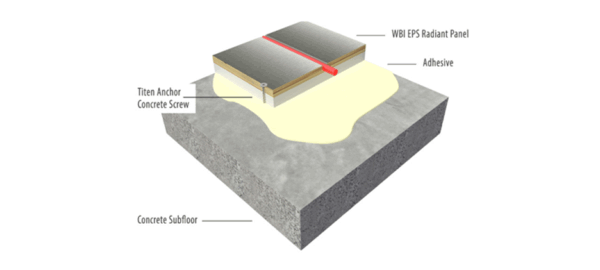 Radiant Heat Over Concrete Slab - WBI